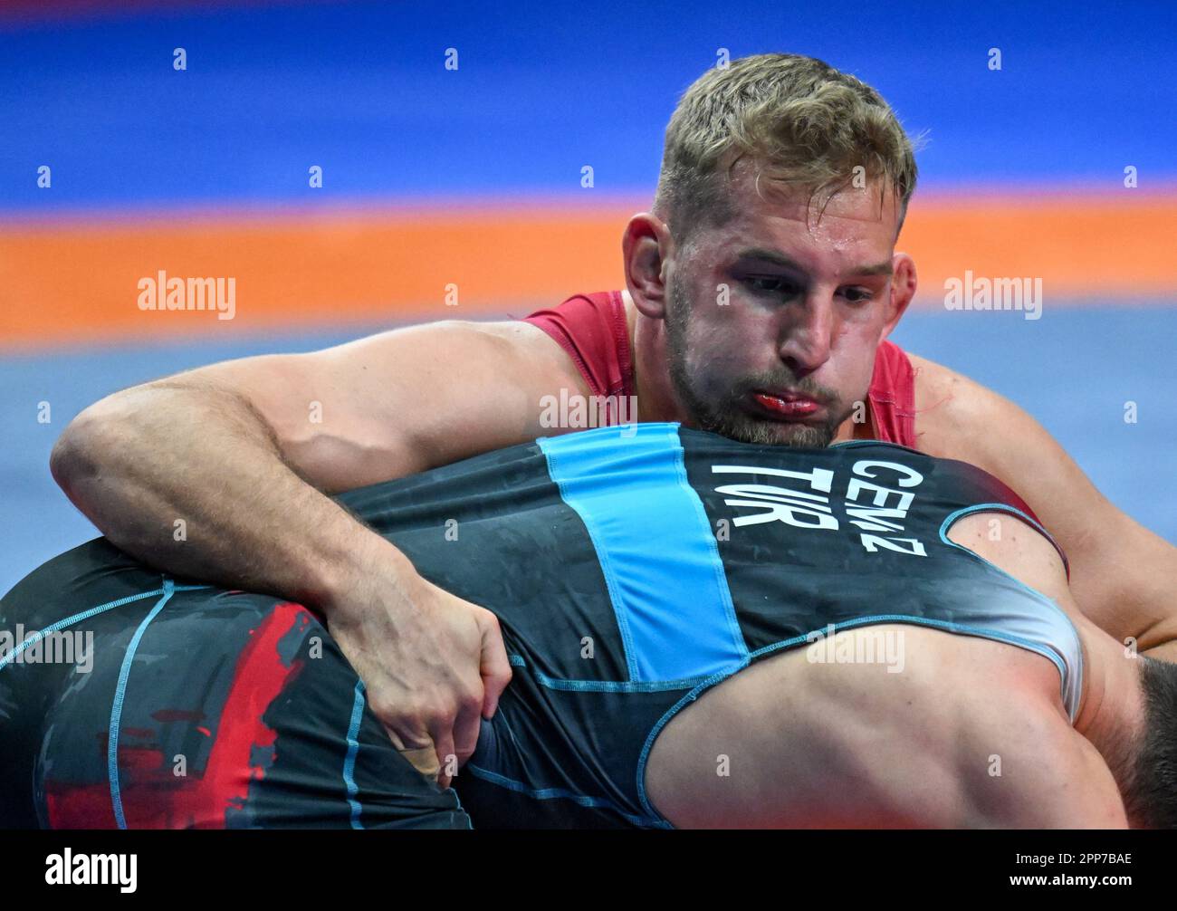 Zagreb, Croatia. 22nd Apr, 2023. ZAGREB, CROATIA - APRIL 22: Ali Cengiz ...