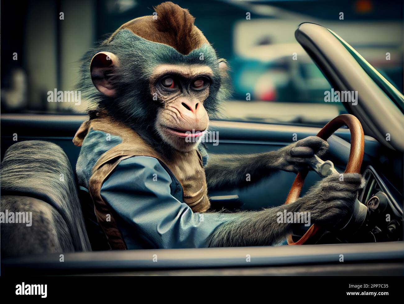 Monkey driver hi-res stock photography and images - Alamy