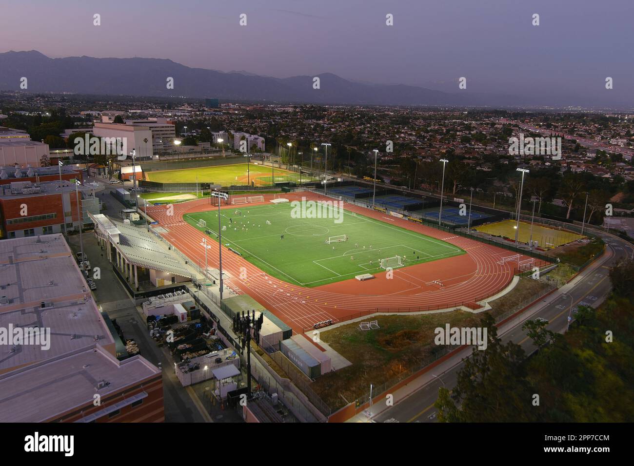 Los Angeles, United States. 20th Apr, 2023. A general overall aerial ...