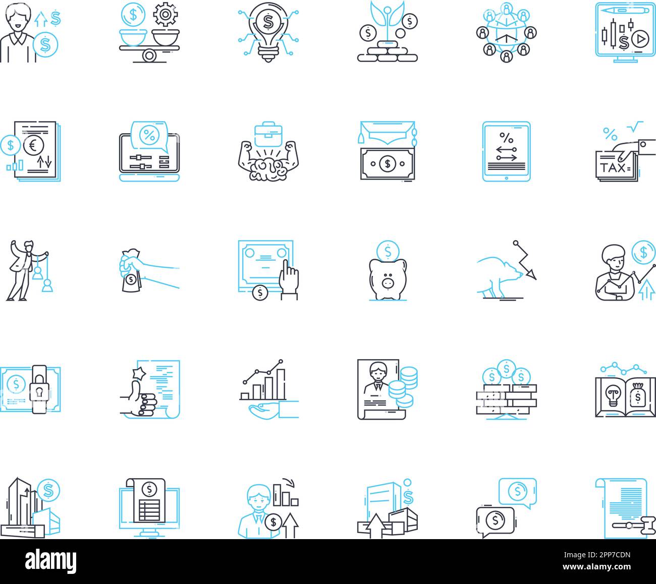 My market linear icons set. Health, Fitness, Wellness, Nutrition ...