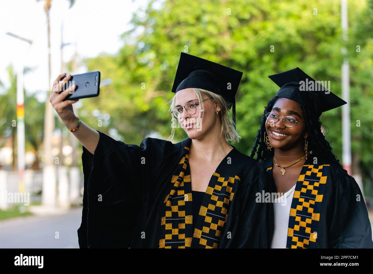 Education, Multiracial Black African and Caucasian Female College ...