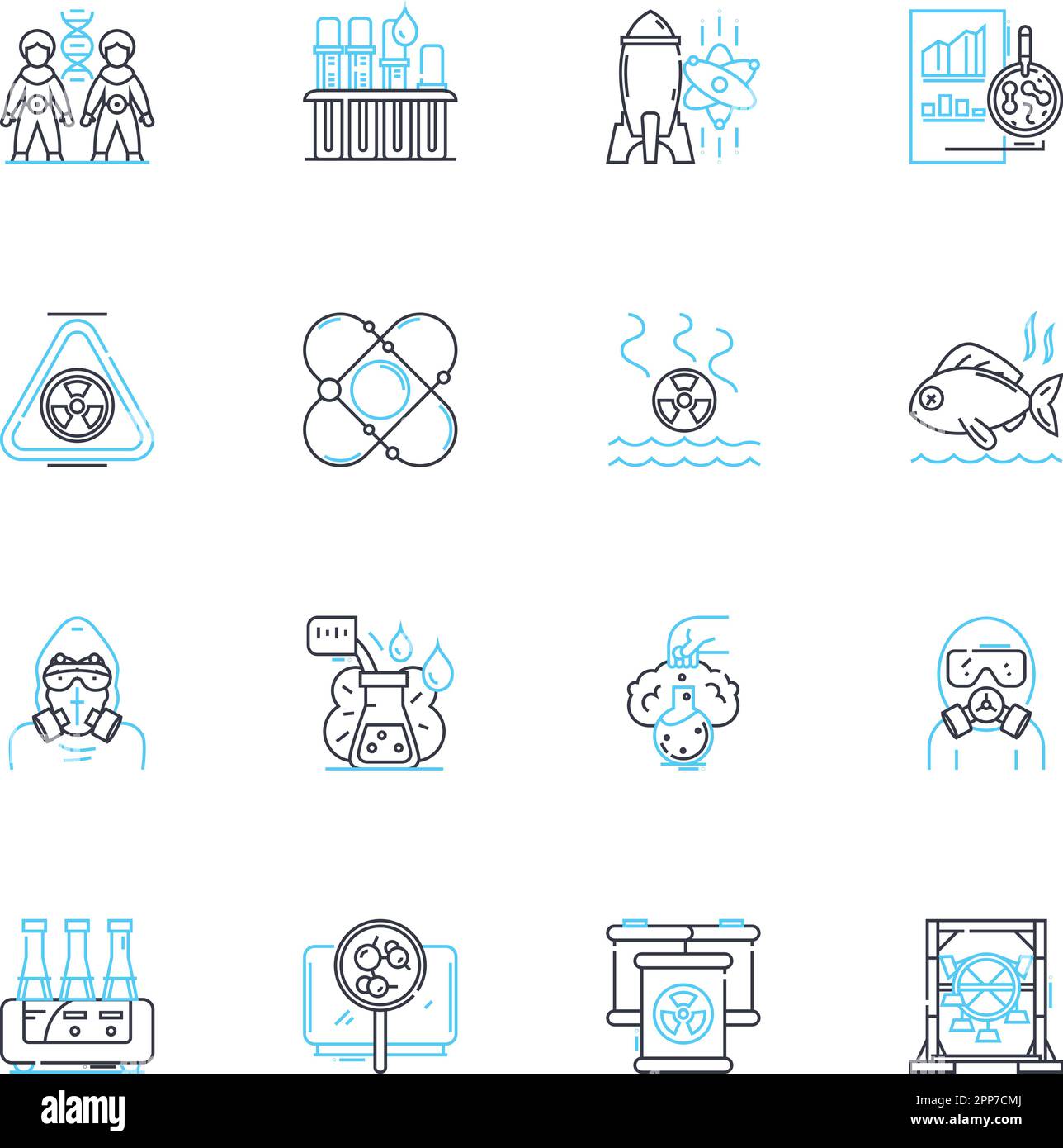 Behavioral Science linear icons set. psychology, sociology ...