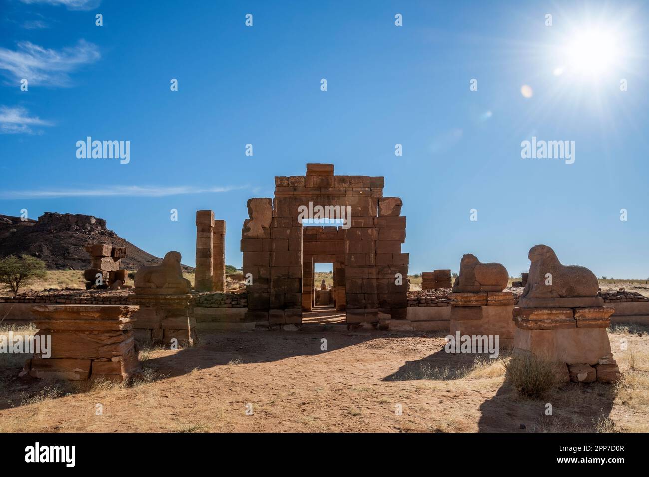 The Amun Temple, Naqa, Sudan Stock Photo - Alamy