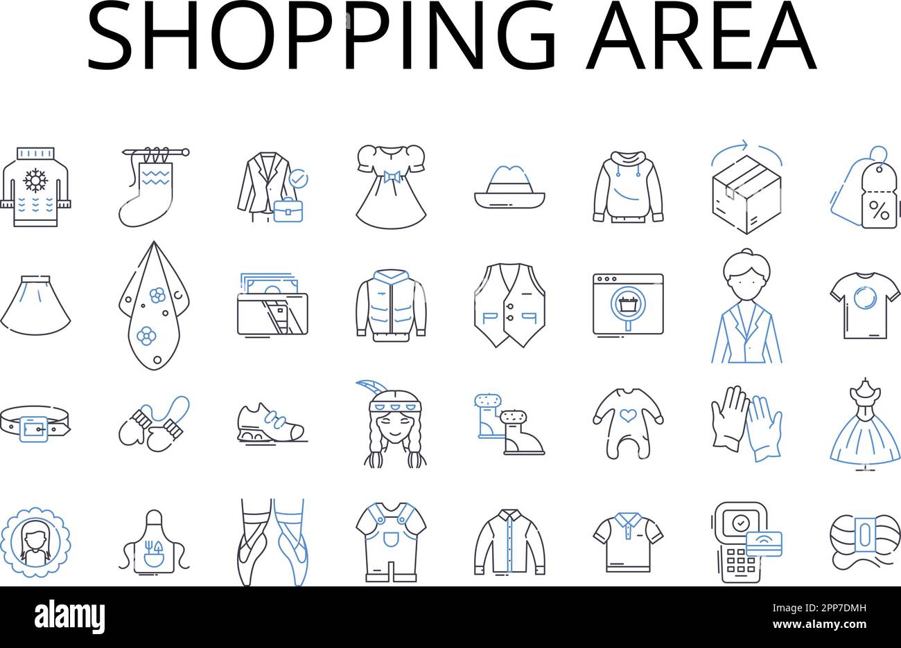 Pedestrian area precinct Stock Vector Images - Alamy