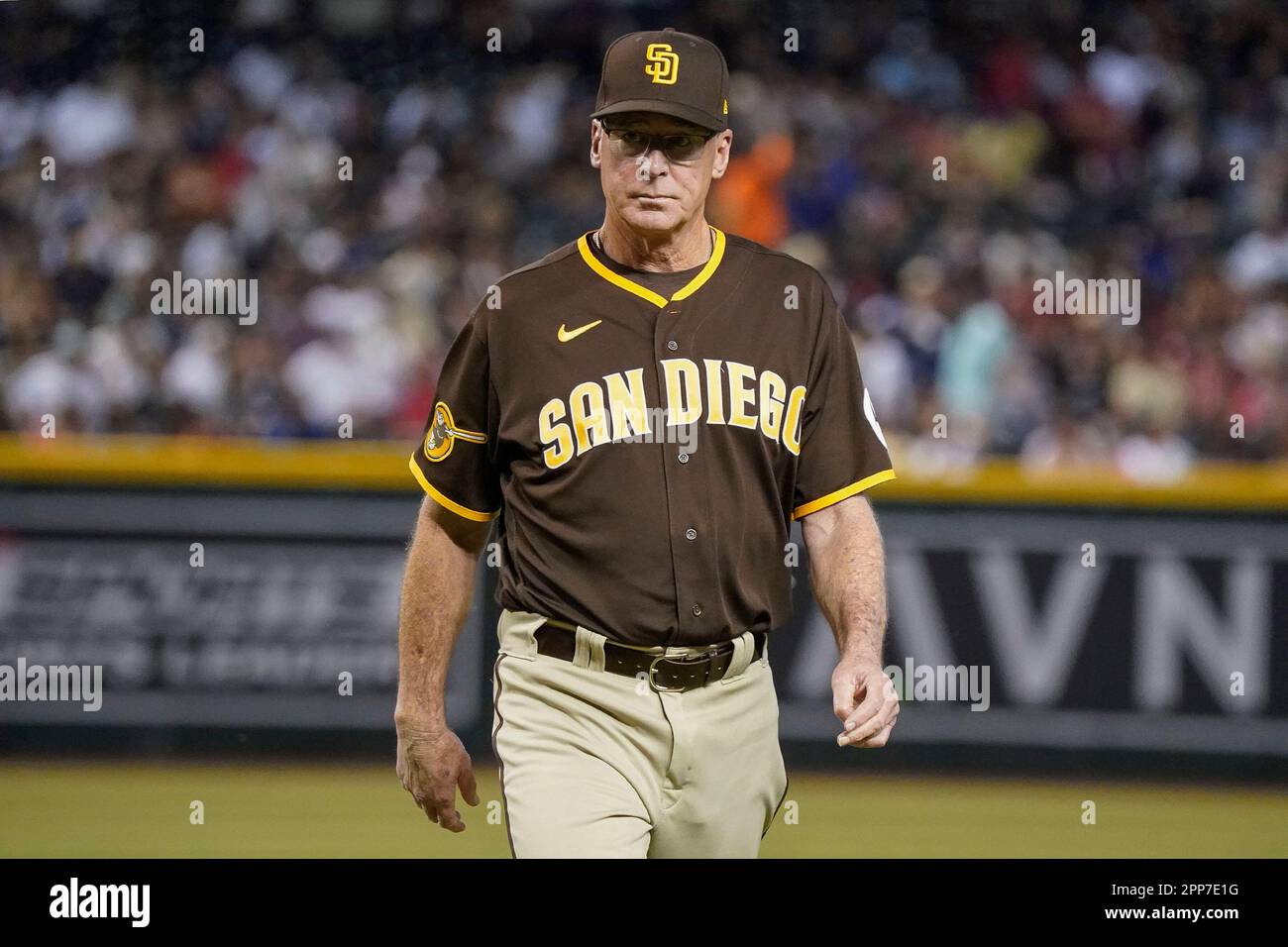 San Diego Padres manager Bob Melvin during their game with the Arizona ...