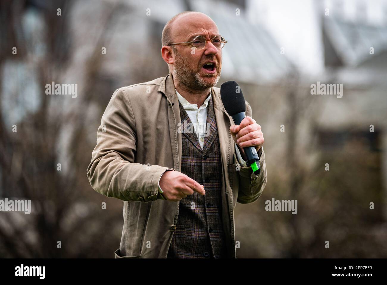 Edinburgh, Scotland. Sat 22 April 2023. Cyclists take part in the Pedal ...