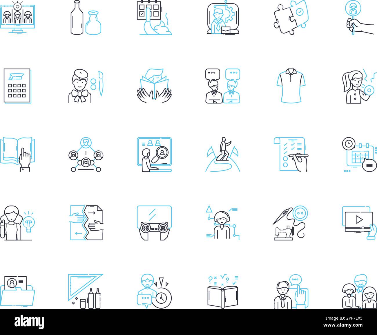 Digital academy linear icons set. Learning, Training, Education ... Digital academy linear icons set. Learning, Training, Education ...