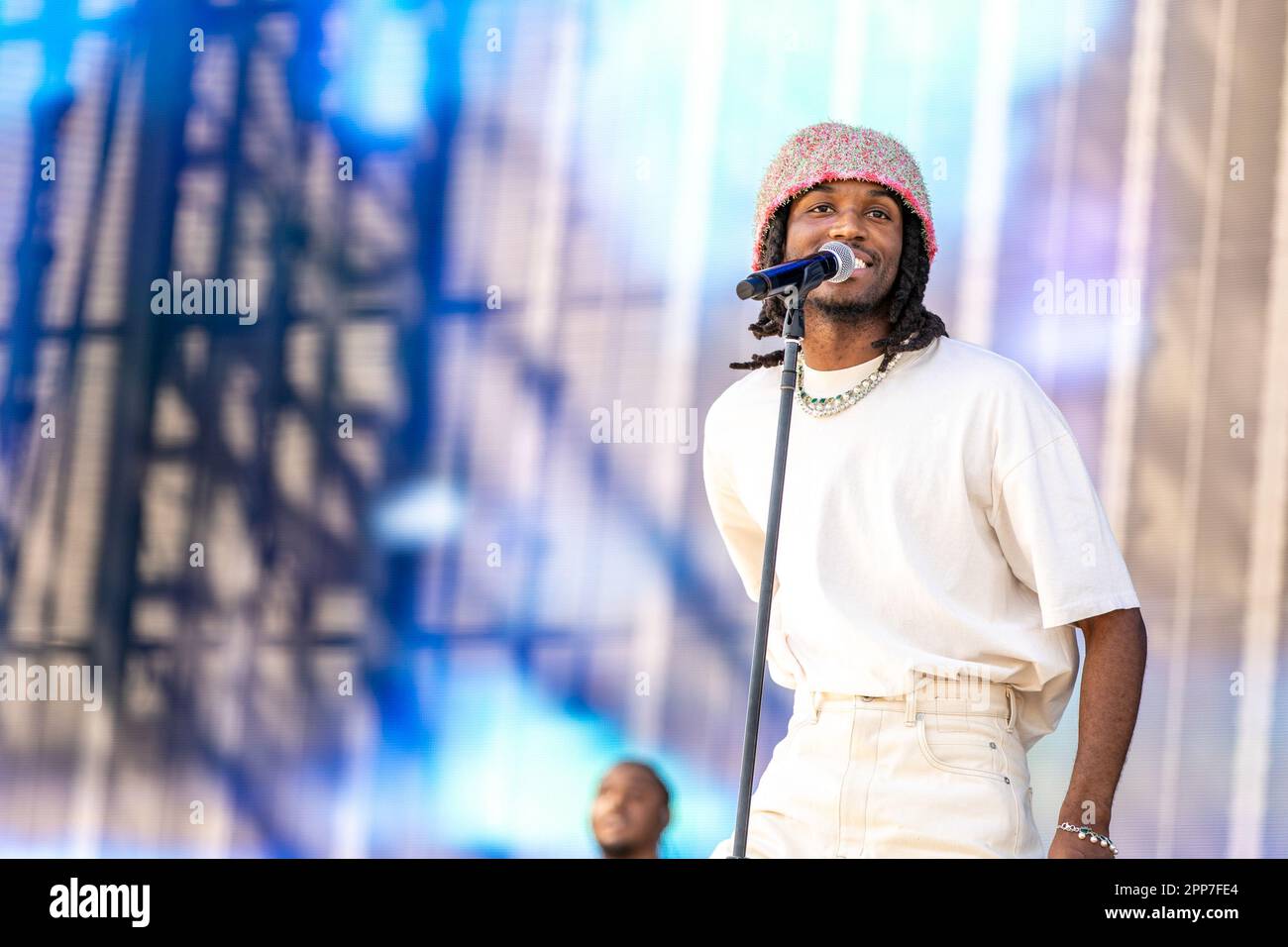 Indio, USA. 21st Apr, 2023. Rapper Saba (Tahj Chandler) during the ...