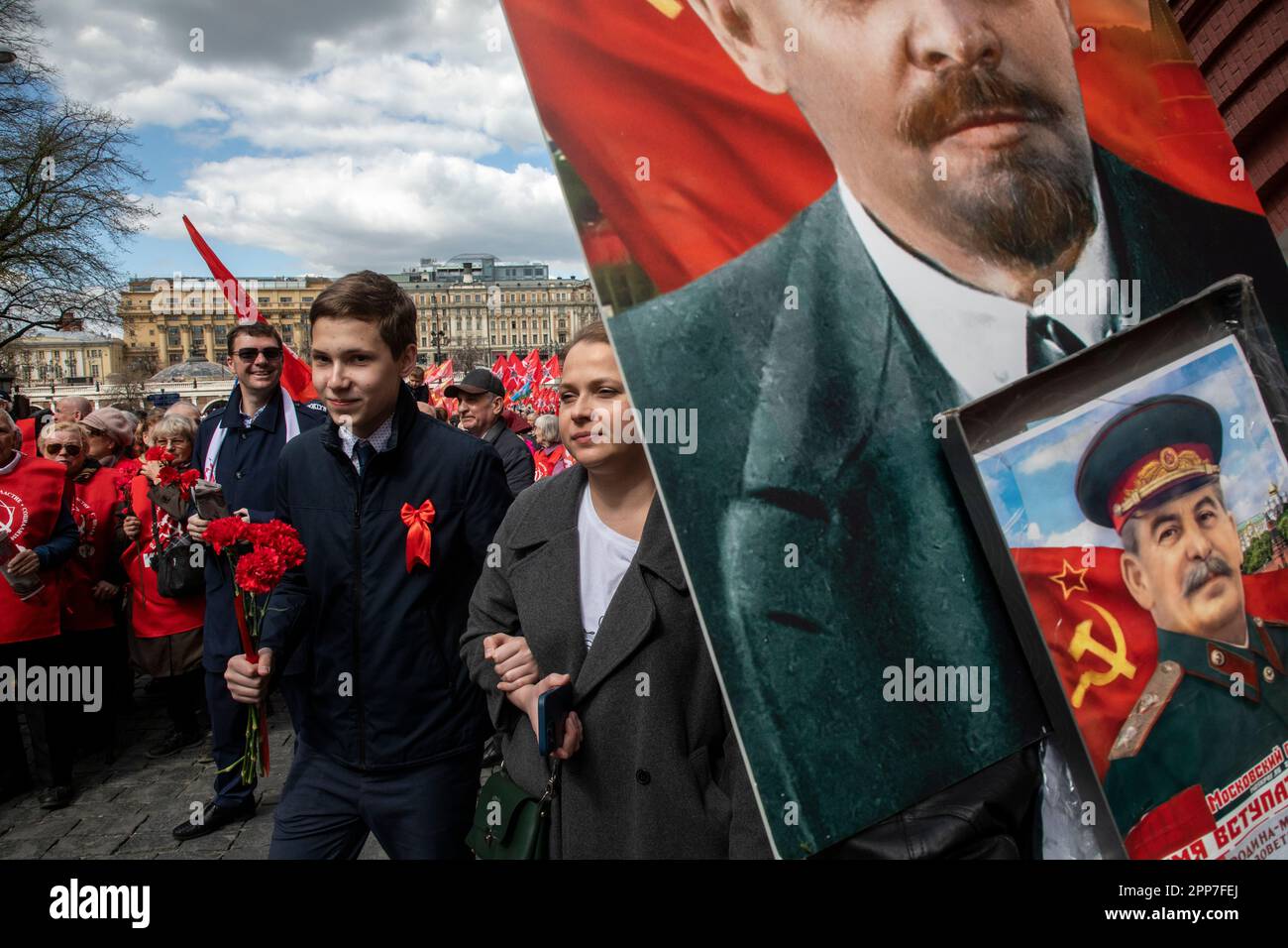 Moscow, Russia. 22nd of April, 2023. Russian Communist Party (KPRF ...