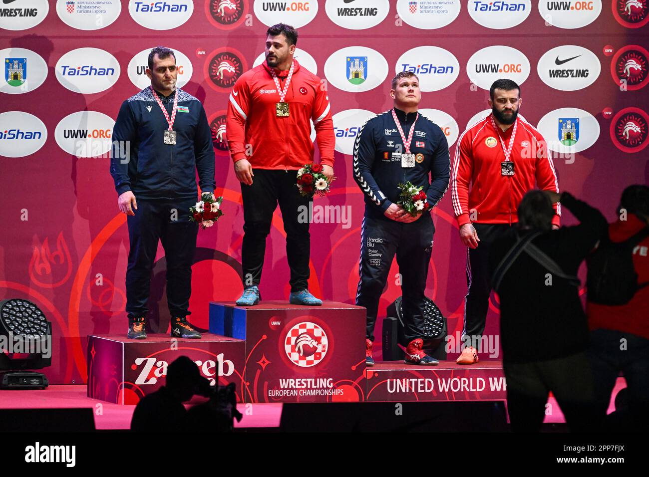 Zagreb, Croatia. 22nd Apr, 2023. ZAGREB, CROATIA - APRIL 22: Silver ...