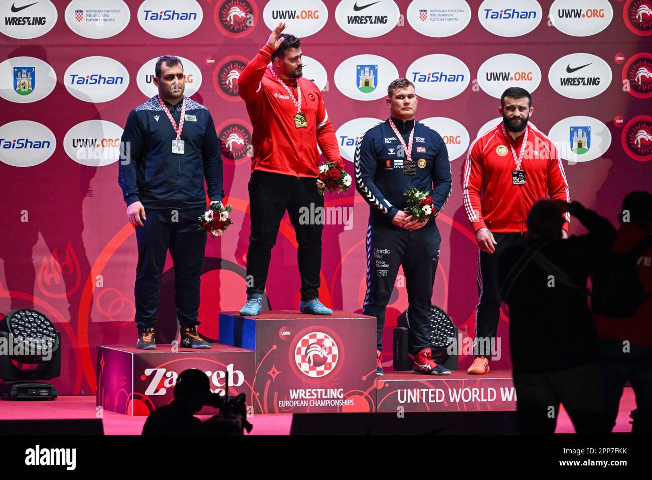 Zagreb, Croatia. 22nd Apr, 2023. ZAGREB, CROATIA - APRIL 22: Silver ...