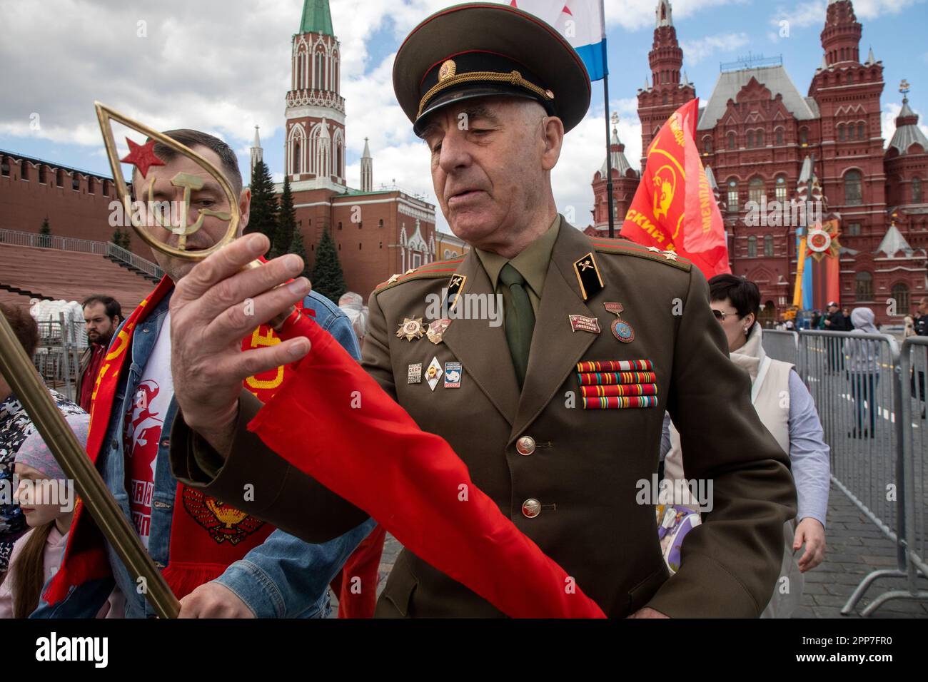 Moscow, Russia. 22nd of April, 2023. Russian Communist Party (KPRF ...