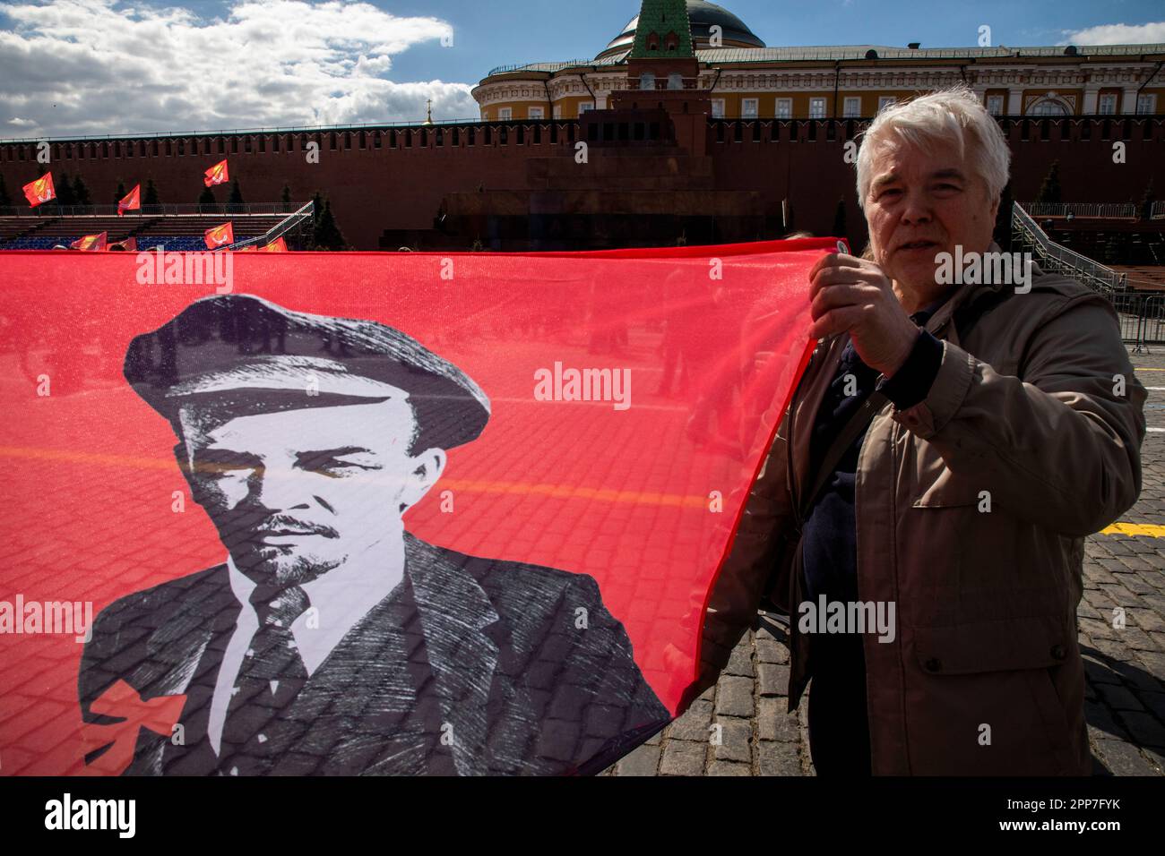 Moscow, Russia. 22nd of April, 2023. Russian Communist Party (KPRF ...