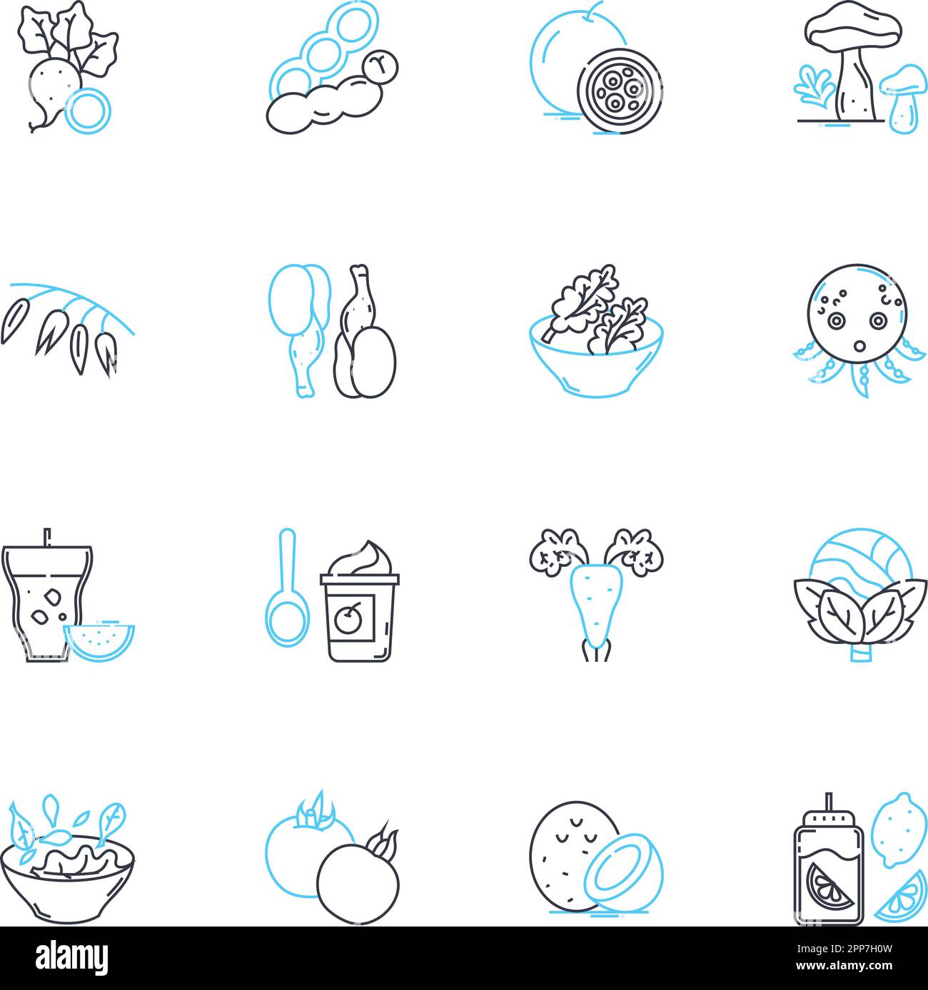 Low impact linear icons set. Sustainable, Eco-friendly, Green ...