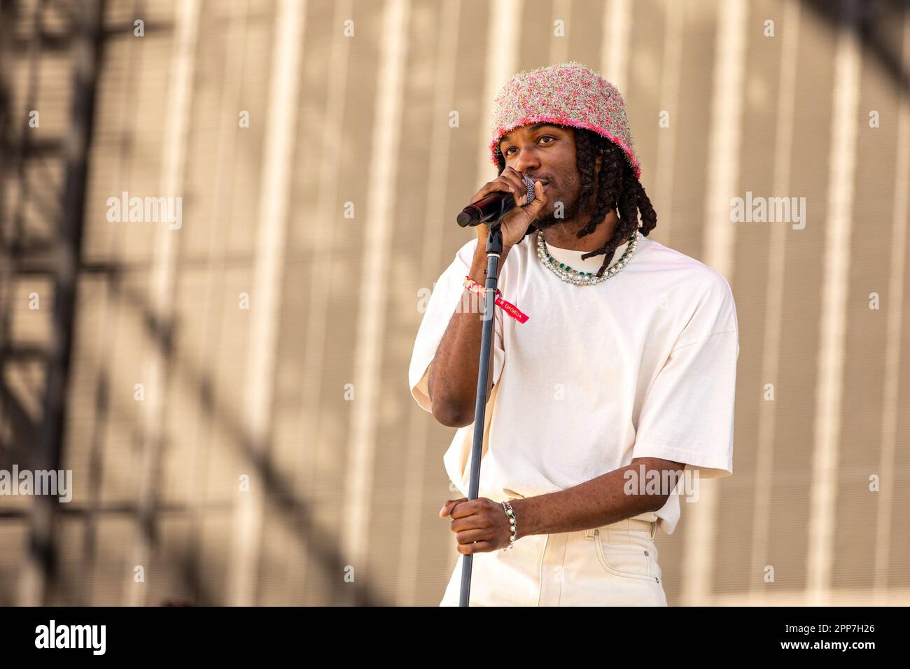 Indio, USA. 21st Apr, 2023. Rapper Saba (Tahj Chandler) during the ...