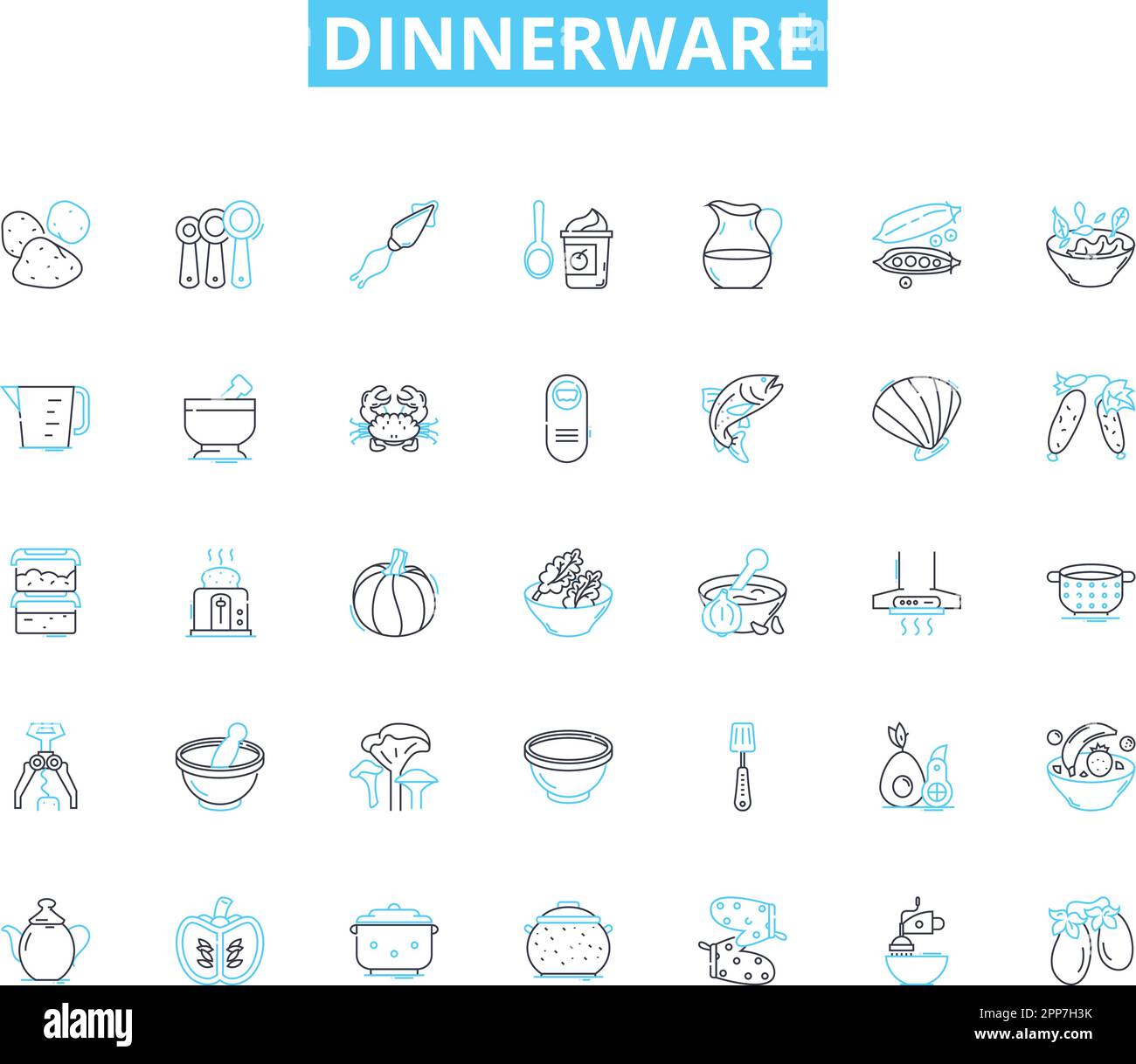 Measuring cups and spoons Stock Vector Images - Alamy