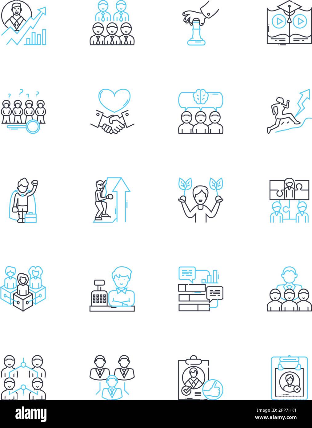 Creative Thinking linear icons set. Innovation, Imagination, Ingenuity ...