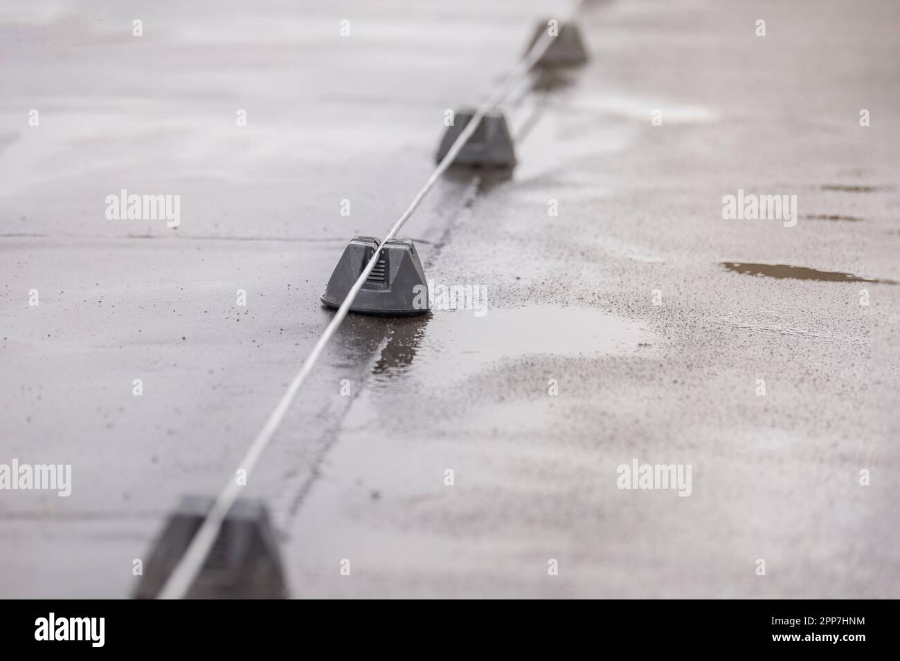 Thick aluminum wire for grounding buildings. Grounding wire to protect ...