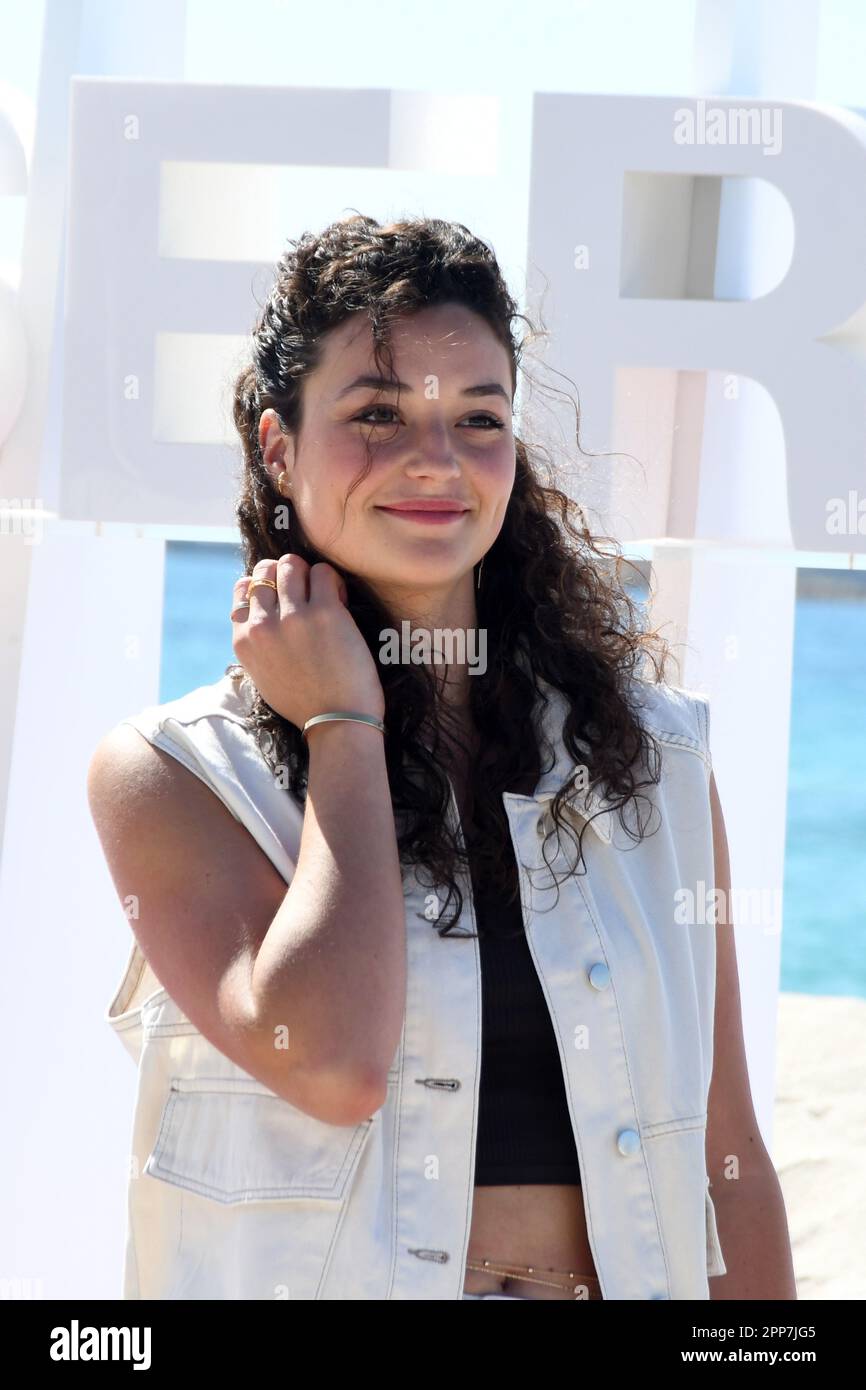 CANNES,FRANCE - APRIL 15 CANNES, Louvia Bachelier attend the Demain ...