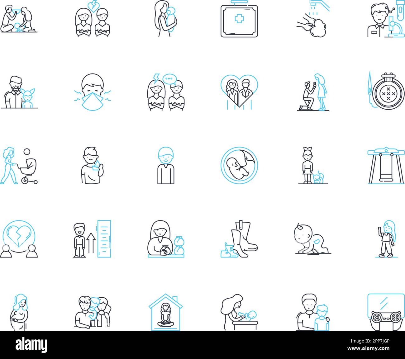 Companionship linear icons set. Friendship, Bonding, Togetherness ...