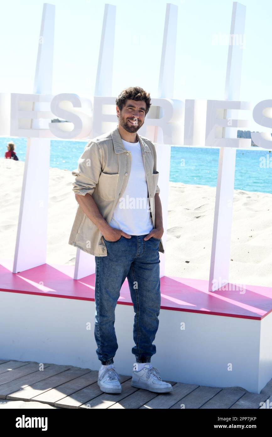 CANNES,FRANCE - APRIL 15 CANNES, Agustín Galiana, attend the Ici Tout ...
