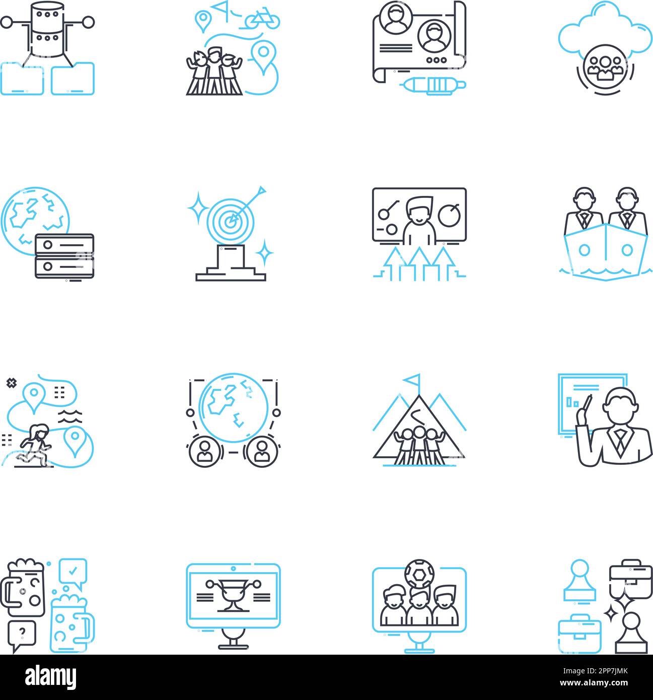 Jointly working vector vectors hi-res stock photography and images - Alamy