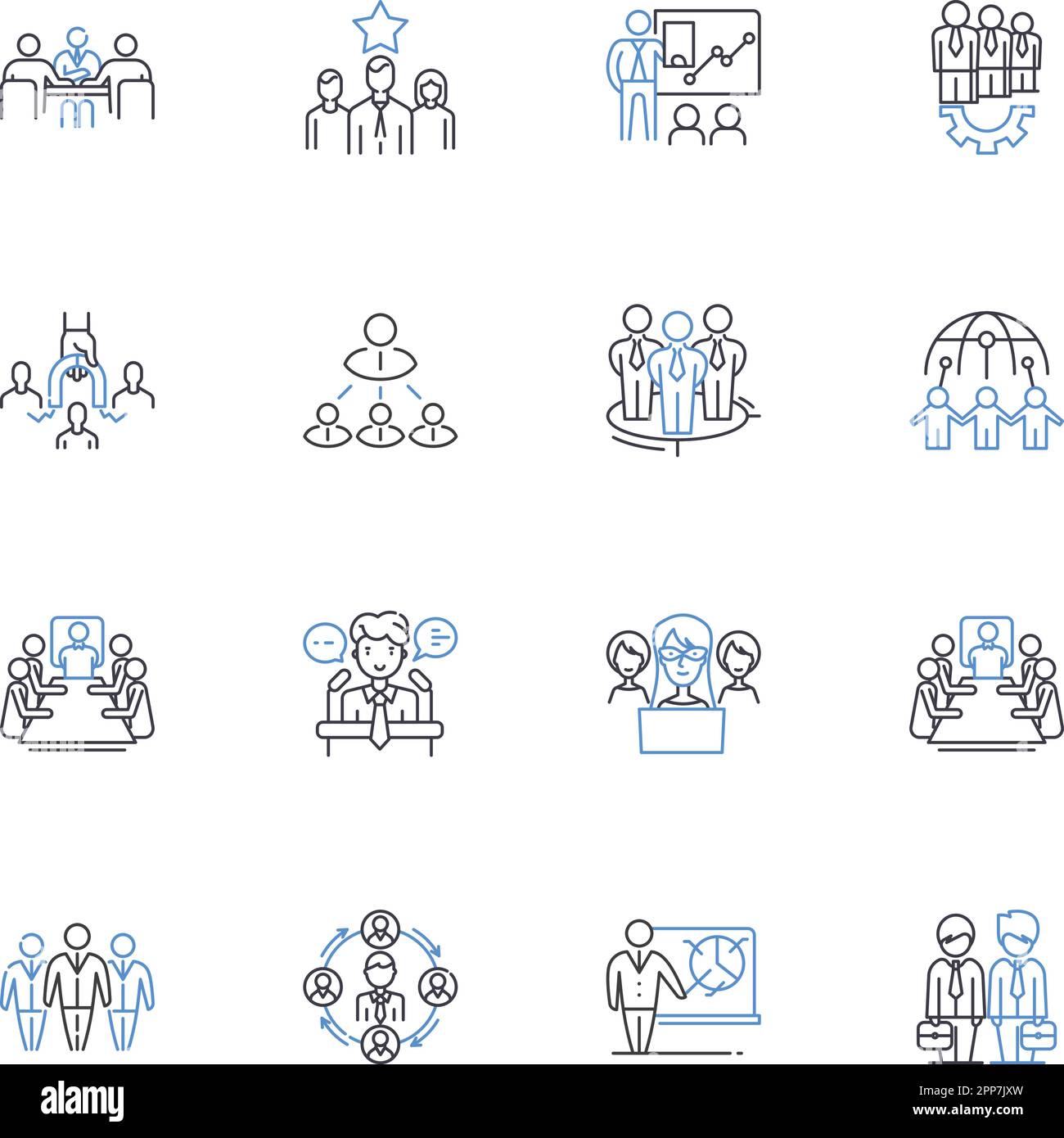 Progress update line icons collection. Achievements, Milests ...