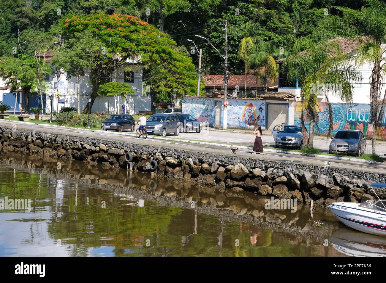 River in Paraty, Costa Verde, State of Rio de Janeiro, Brazil Stock ...