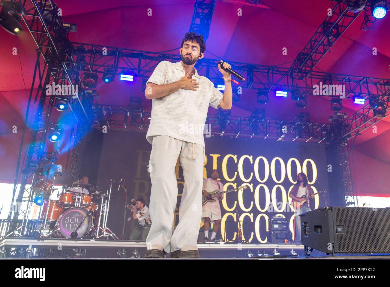 Indio, USA. 21st Apr, 2023. Singer Teo (Mateo Arias) during the ...