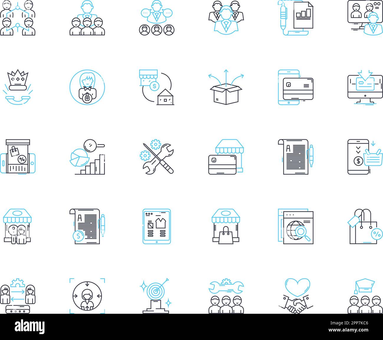 Multimedia production linear icons set. Animation, Editing, Filming, Recording, Graphics, Sound ...