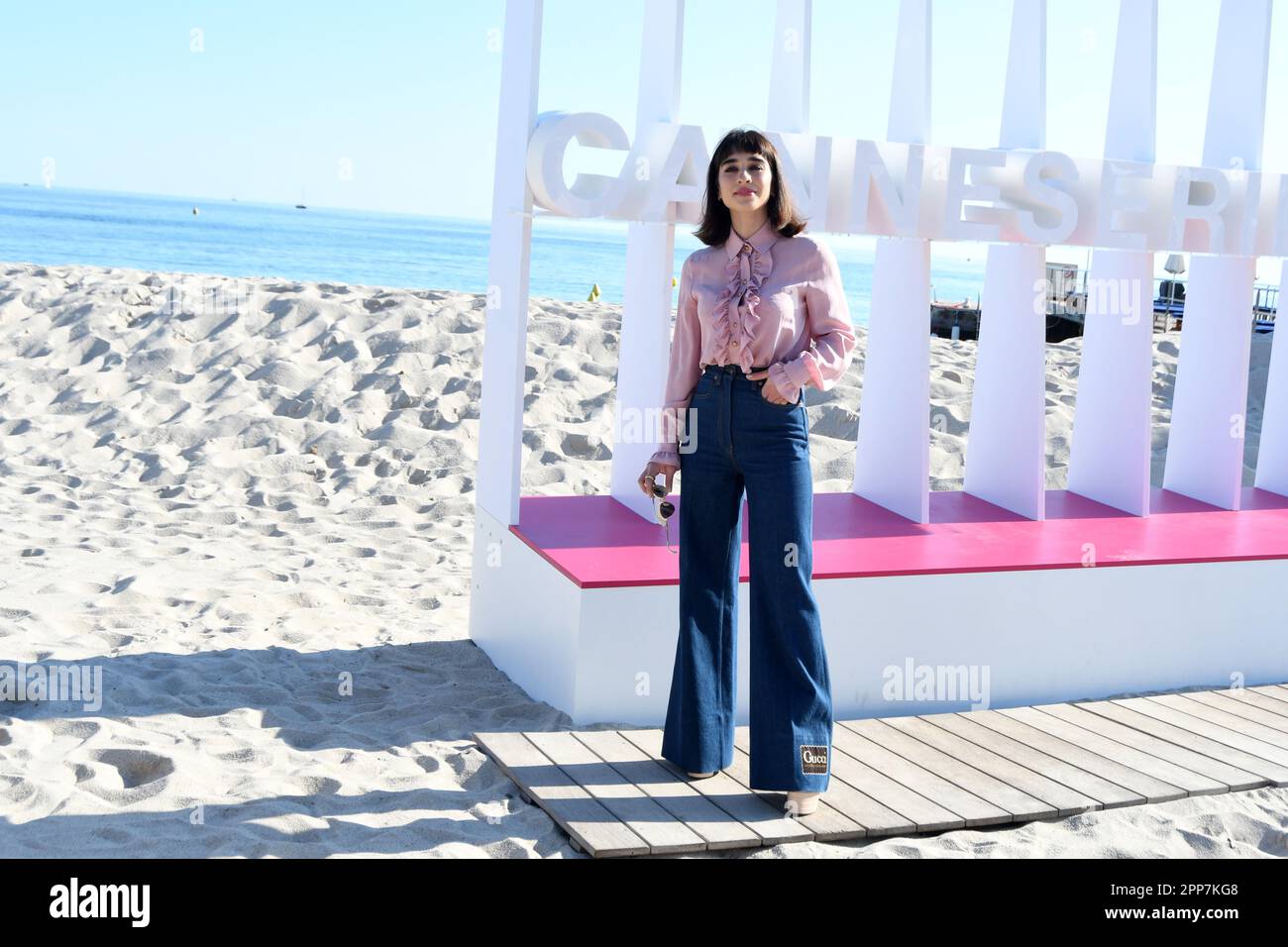 CANNES,FRANCE - APRIL 18- Simona Tabasco attends the Short Form ...