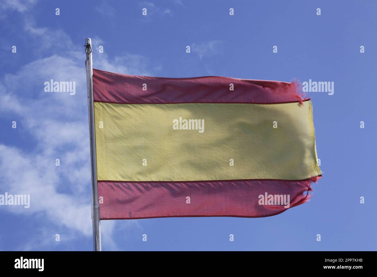 Raise the spanish flag hi-res stock photography and images - Alamy