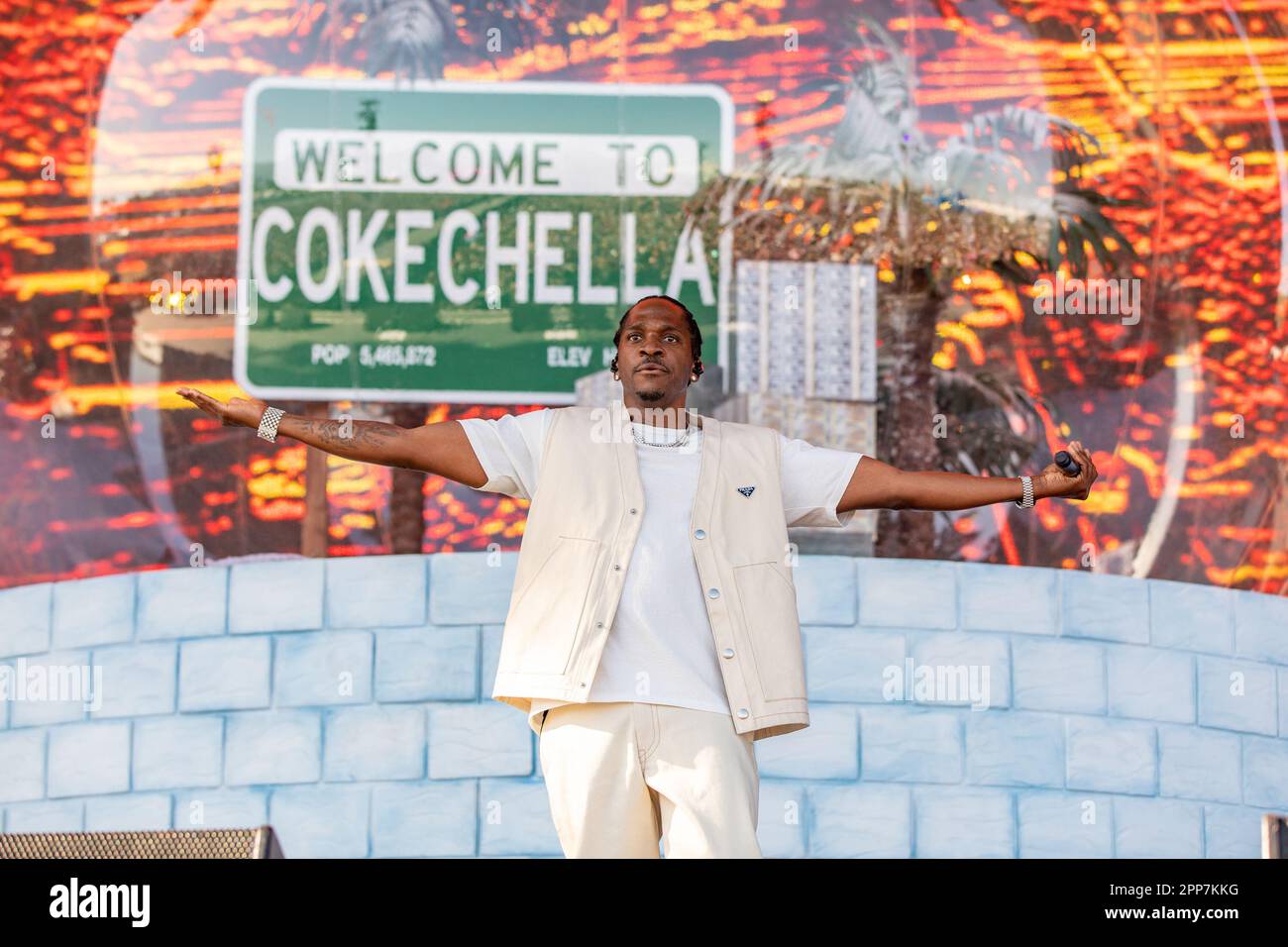 Indio, USA. 21st Apr, 2023. Rapper Pusha T (Terrence Thronton) during ...