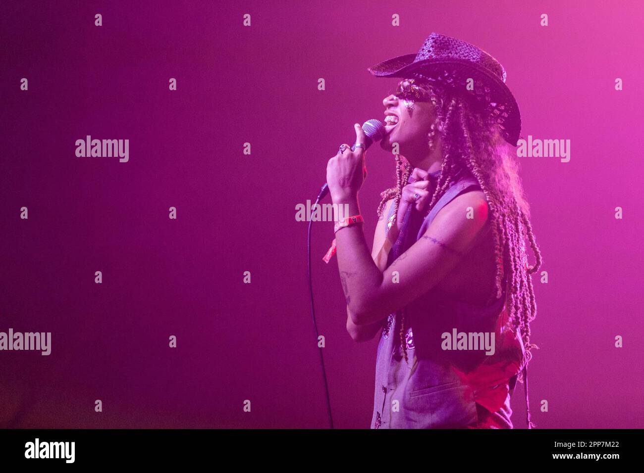 Indio, USA. 21st Apr, 2023. Singer Lava La Rue (Ava Laurel) during the ...
