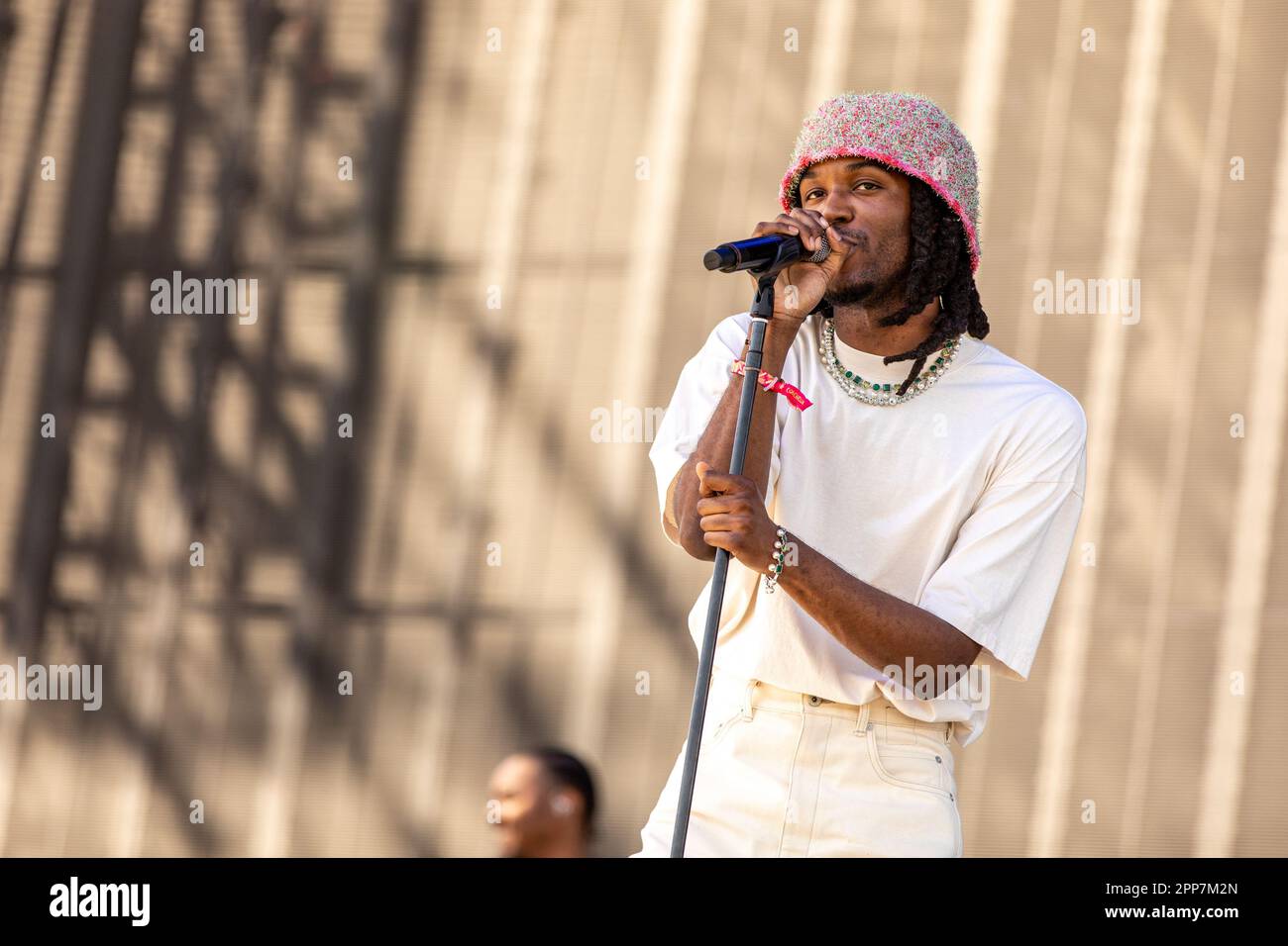 Indio, USA. 21st Apr, 2023. Rapper Saba (Tahj Chandler) during the ...