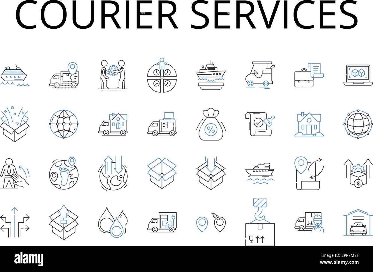 Shipment handlers Stock Vector Images - Alamy