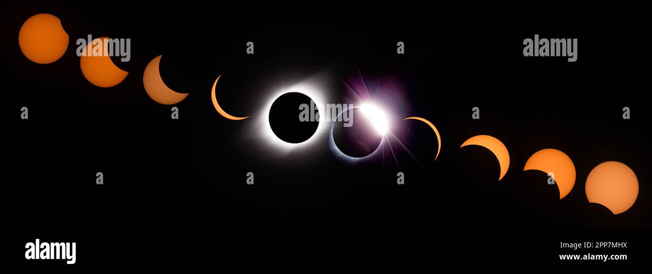 Total solar eclipse composite hi-res stock photography and images - Alamy