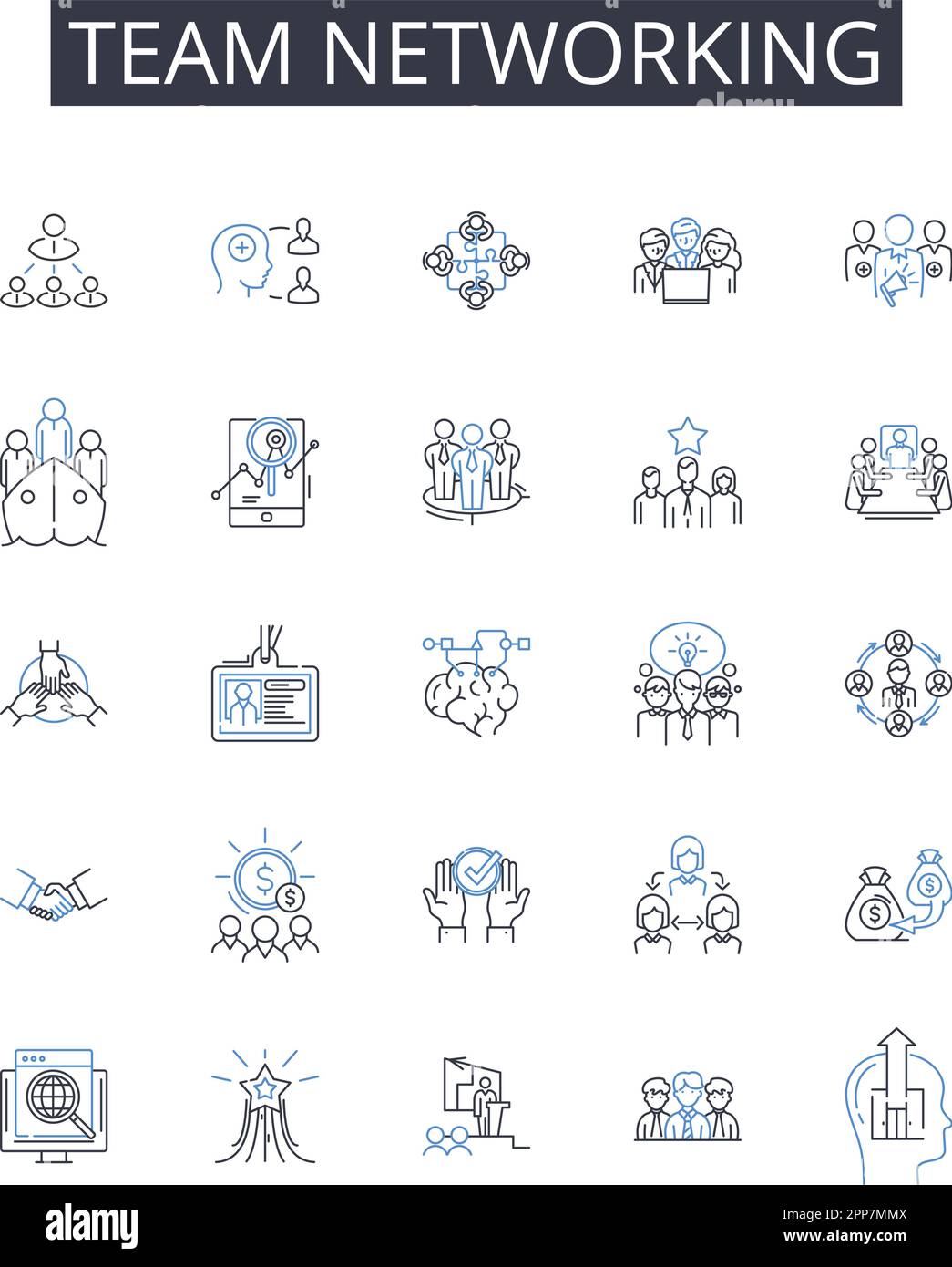 Icon collaborative effort Cut Out Stock Images & Pictures - Alamy