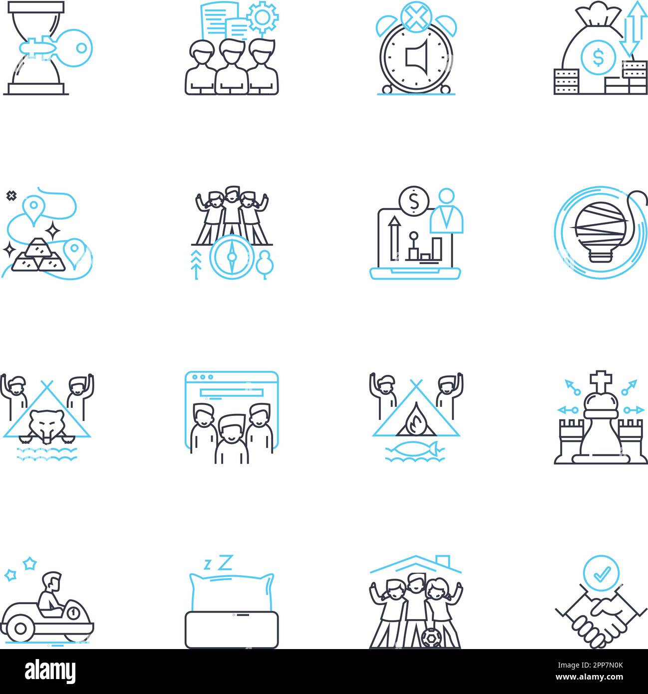Job output linear icons set. erformance, Efficiency, Delivery ... Job output linear icons set. erformance, Efficiency, Delivery ...