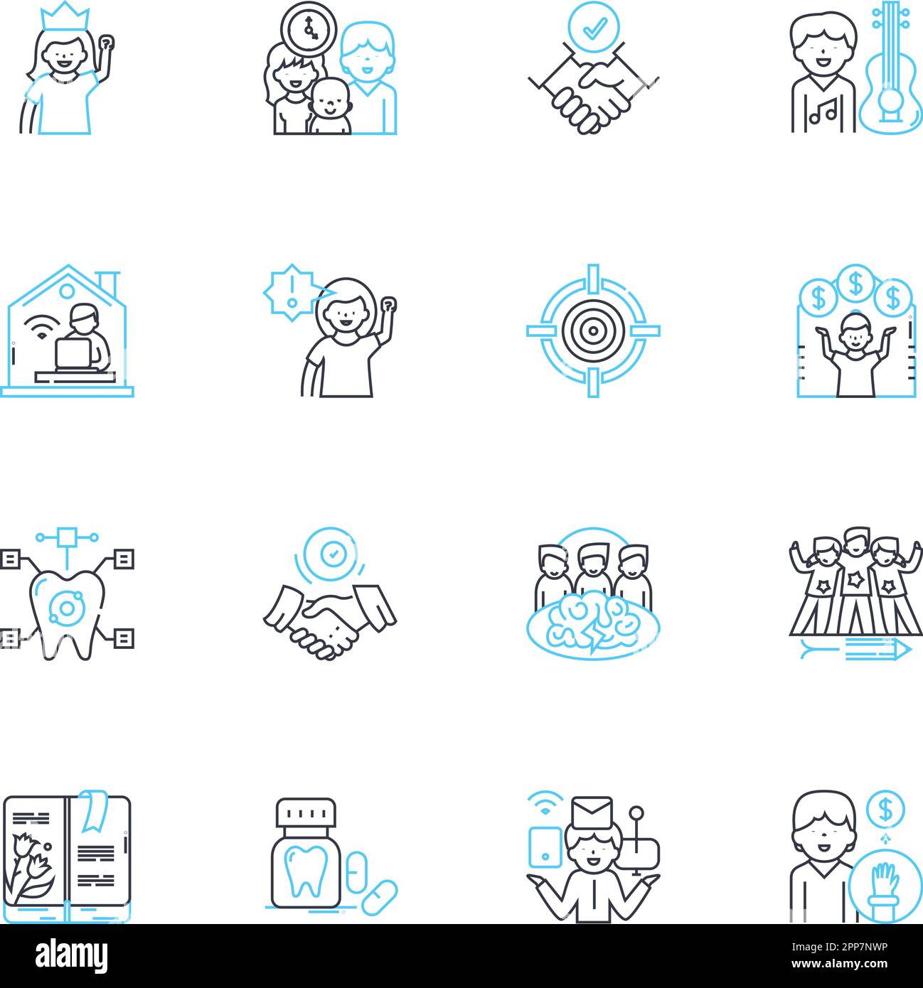 Biomechanics linear icons set. Kinetics, Kinesiology, Motion, Gait ...