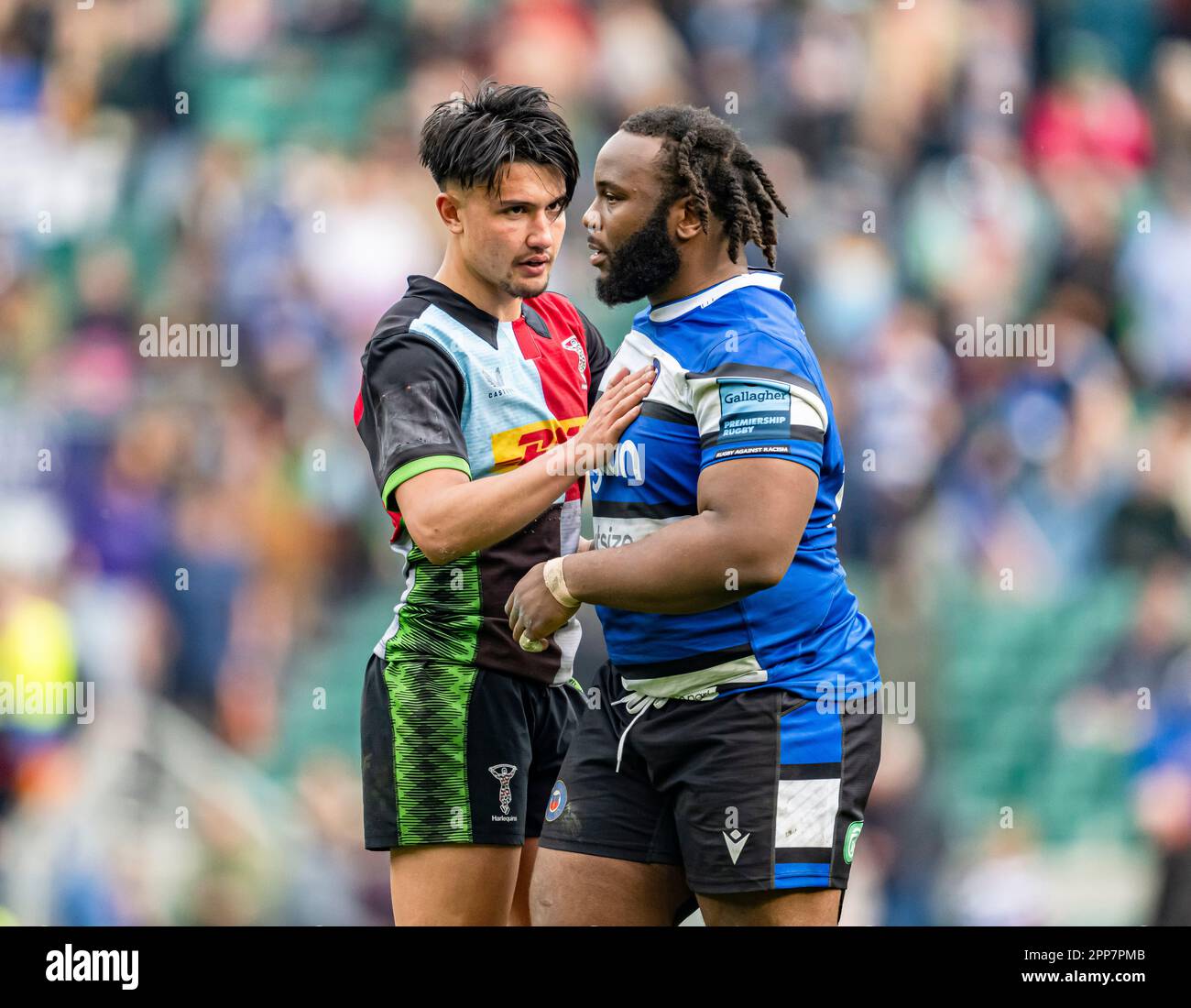 LONDON, UNITED KINGDOM. 22th, Apr 2023. Marcus Smith of Harlequins ...