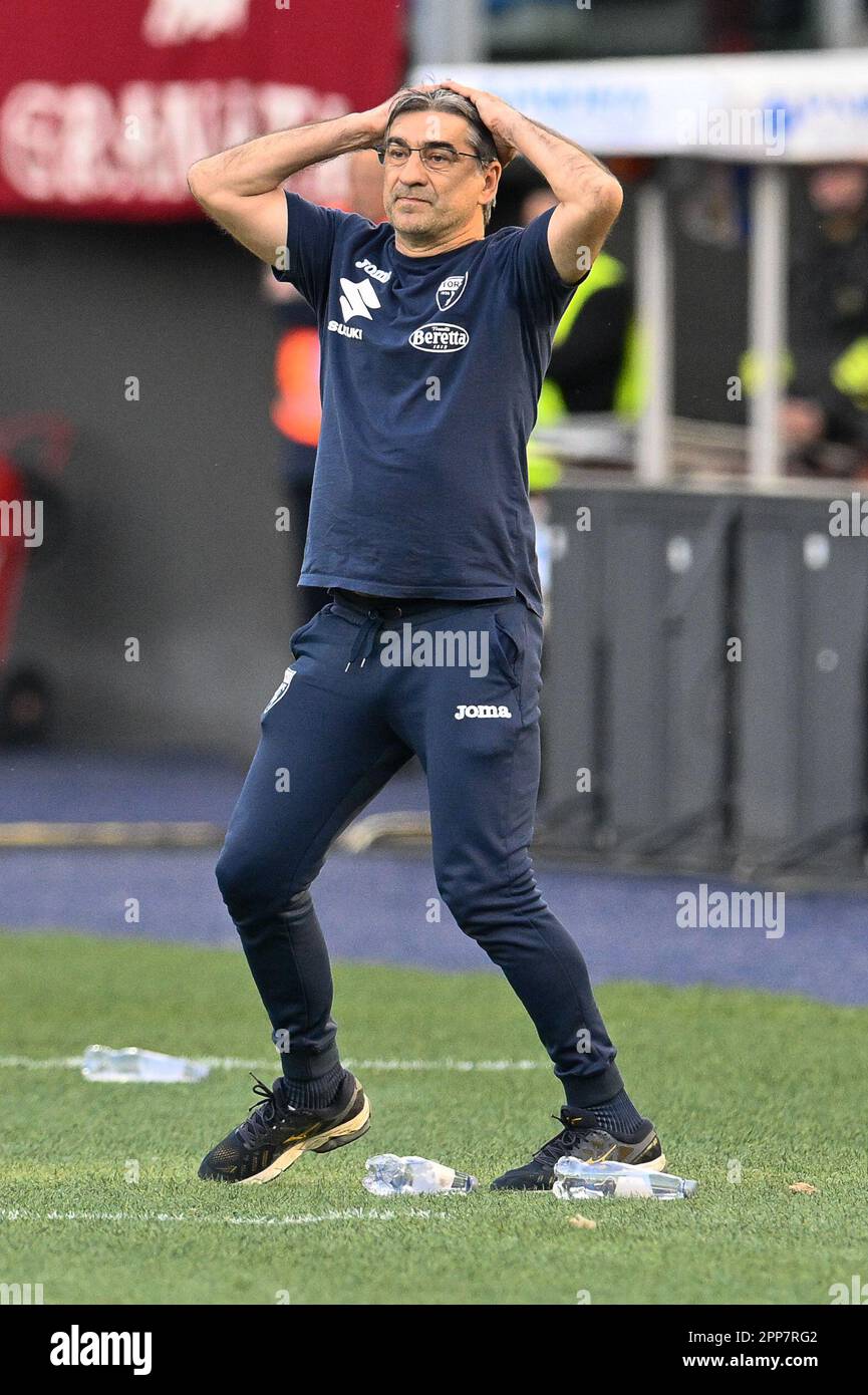 Torino Trainer Ivan Juric during the match Lazio-Torinoat the Olimpico ...