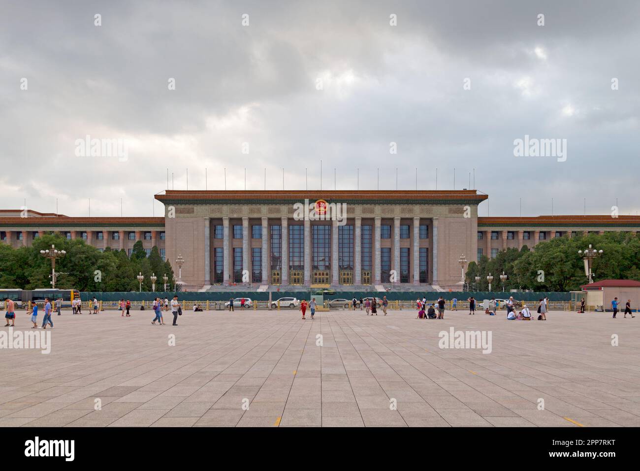 Beijing, China - August 08 2018: The Great Hall of the People is a ...