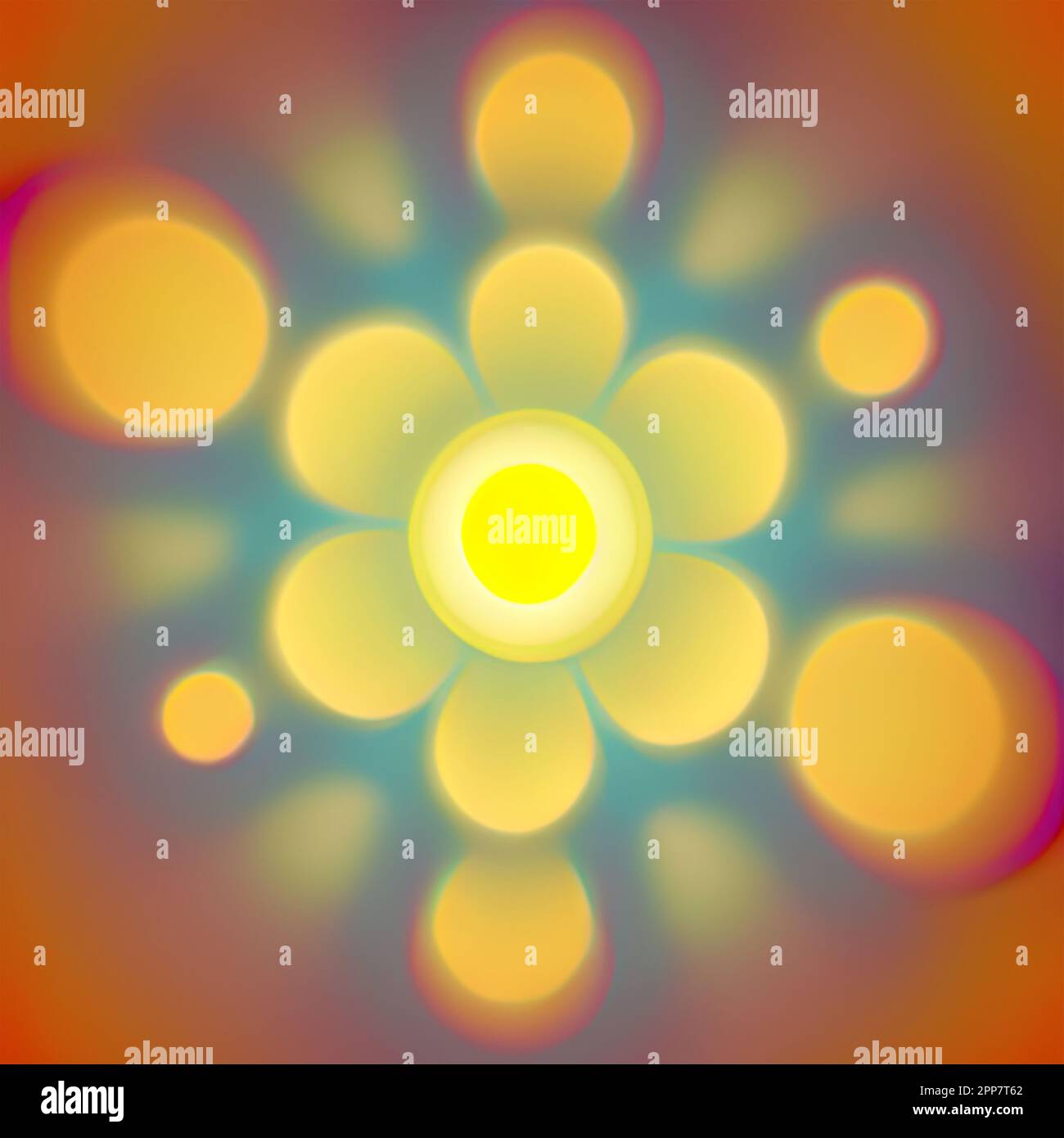 Psychedelic hippy blur orange -yellow background texture Stock Photo ...