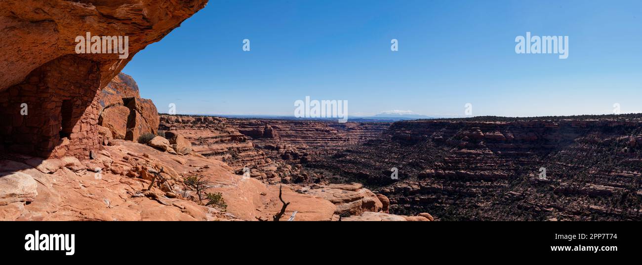 The Citadel, an abandoned, rebuilt Anasazi ruin on Cedar Mesa, near ...