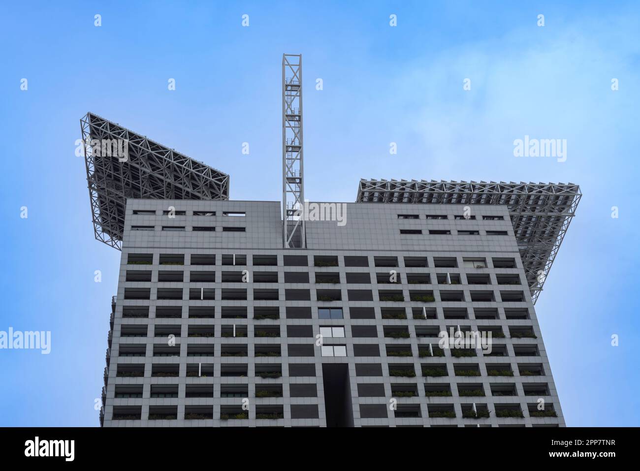 The Eurosky Tower, the tallest civil skyscraper in Rome, Eur, Italy ...