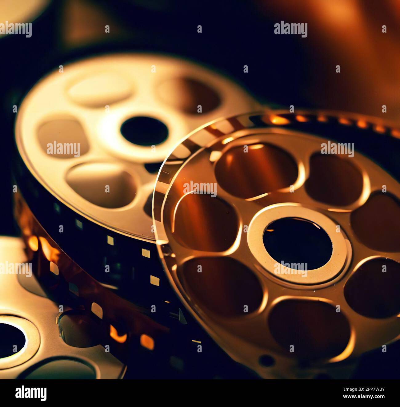 Close up of vintage 35mm film leader Stock Photo - Alamy