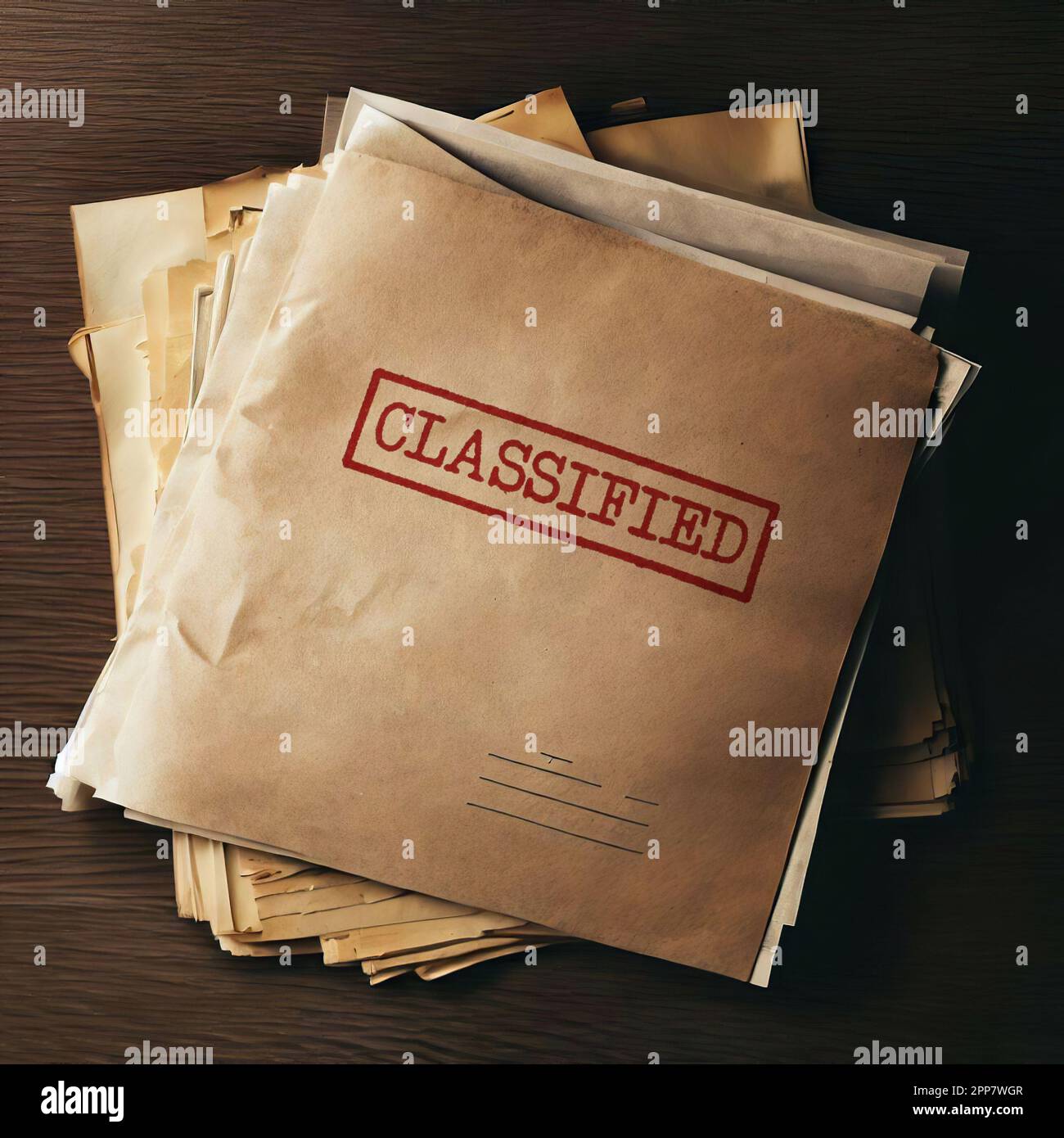 Unclassified document stamp hi-res stock photography and images - Alamy
