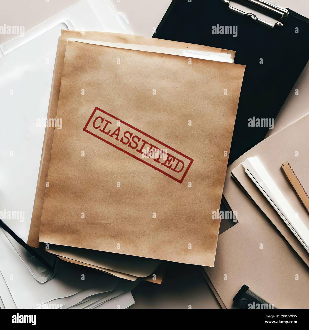Unclassified document stamp hi-res stock photography and images - Alamy