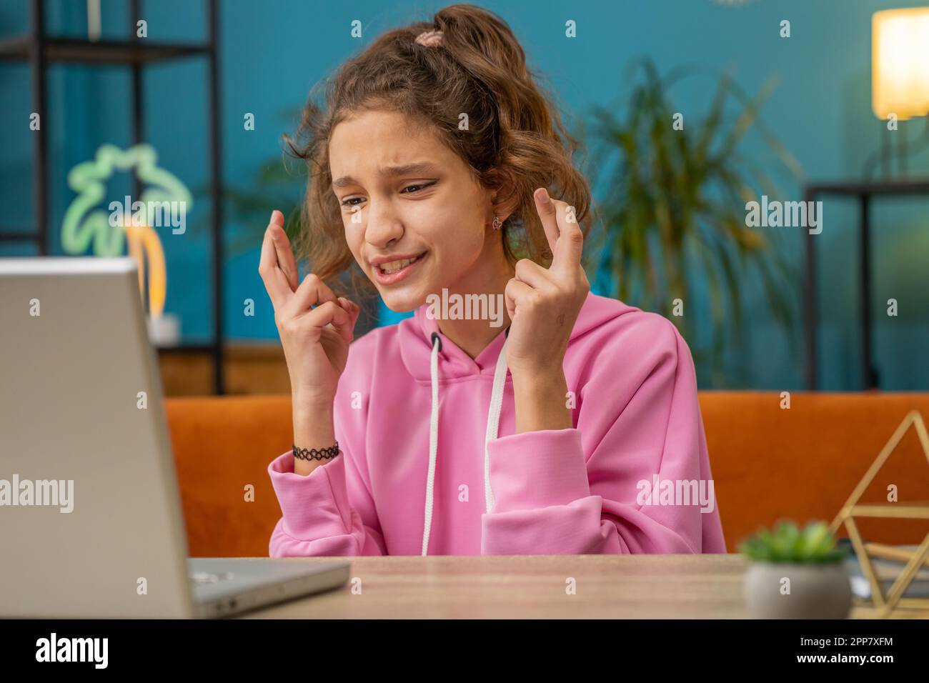Kid nervous test school hi-res stock photography and images - Alamy